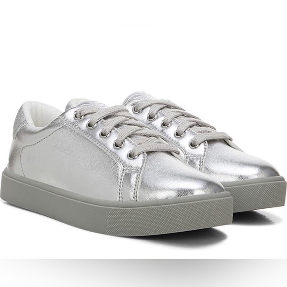 Sam Edelman | Shoes | Sam Edelman Silver Glitter Snickers | Poshmark